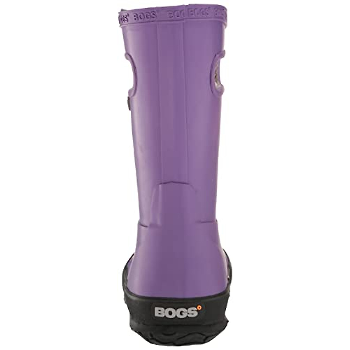 Bogs Kids Rainboot, Plush - Solid Purple, Size 4 Big Kid