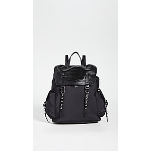 Rebecca Minkoff Bowie Nylon Backpack, BLACK