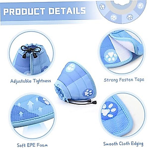 Cat Cone Collar Adjustable Cat Recovery Collar Size L Soft Elizabethan Collar for Dog, Collar Cone Pet Puppies for Dog Cat After Surgery, Injury