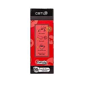 The Coffee Bean & Tea Leaf, Single Origin Italian Espresso Capsules for Caffitaly Brewers, 16-Count Pods