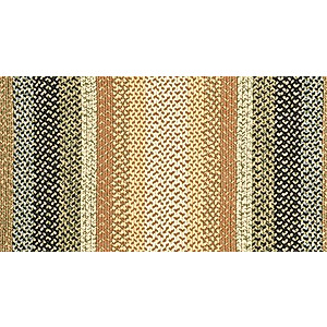 SAFAVIEH Braided Collection Area Rug - 4' x 6' Oval, Multi, Handmade Country Cottage Reversible, Ideal for High Traffic Areas in Living Room, Bedroom (BRD308A)