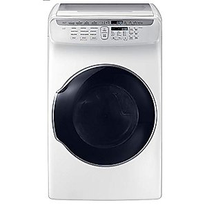 SAMSUNG DVG55M9600W 7.5 cu. ft. Smart Gas Dryer with FlexDry(TM) in White