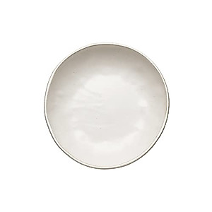 Creative Co-Op Stoneware Bowl w Reactive Glaze, Décor, Matte White,12 ounces