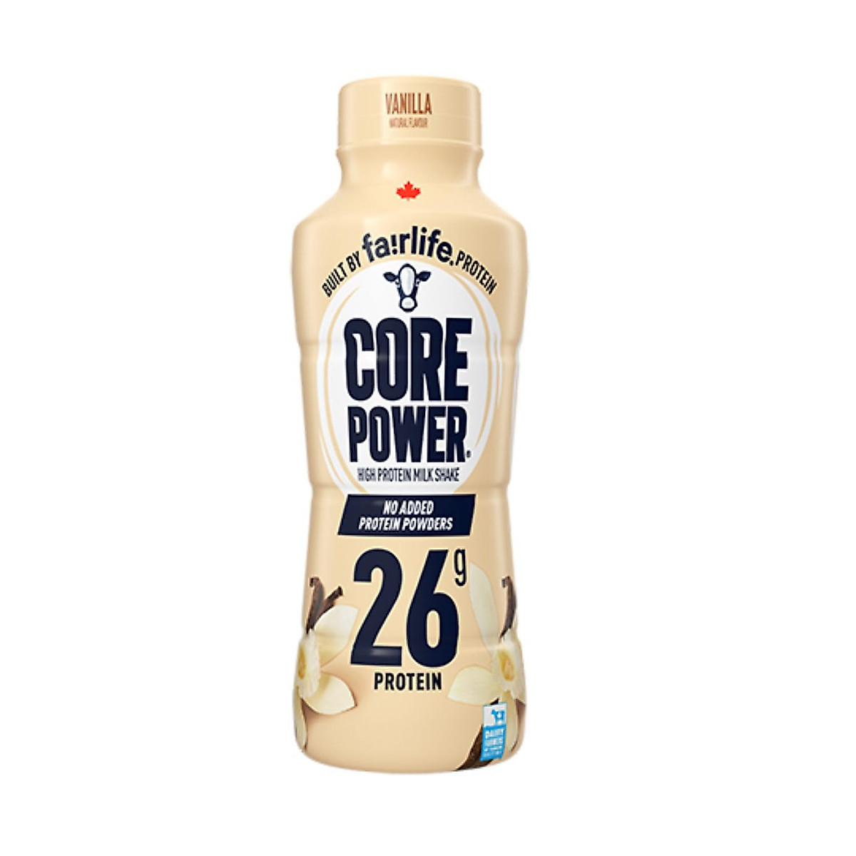 Fairlife Core Power 26g Protein Milk Shakes, Vanilla, Made with Canadian Milk, 414mL/14 fl. oz. (Pack of 12) Shipped from Canada