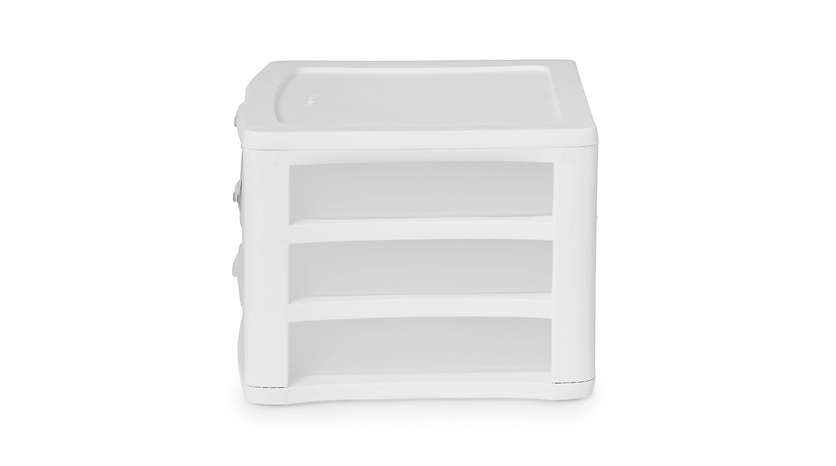 Sterilite ClearView 3-Drawer Organizer | Home Storage Solution