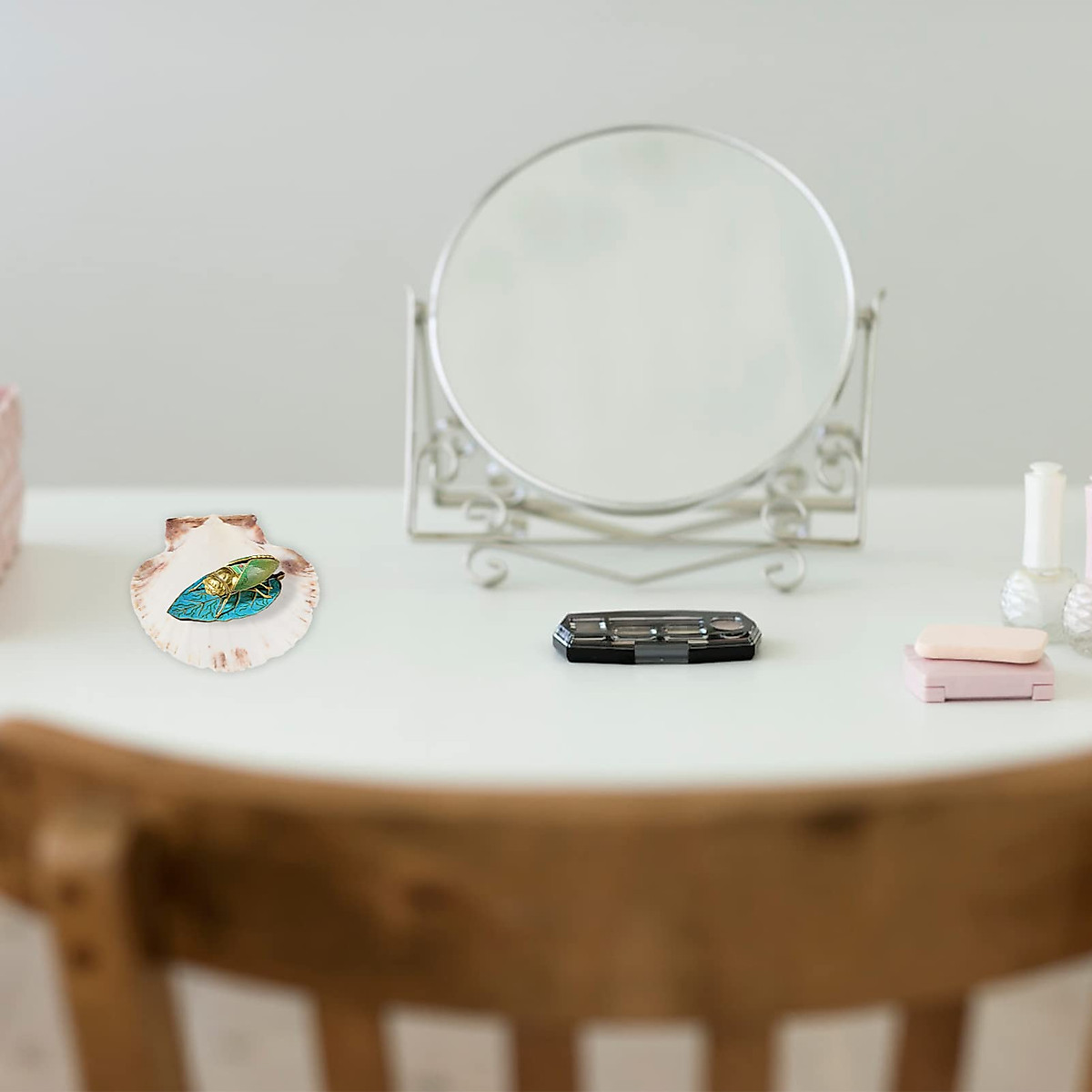 10 Pcs Natural Baking Sea Shells, 5 Inch Baking Shells, Scallop Shells for Serving Food (Random Color)