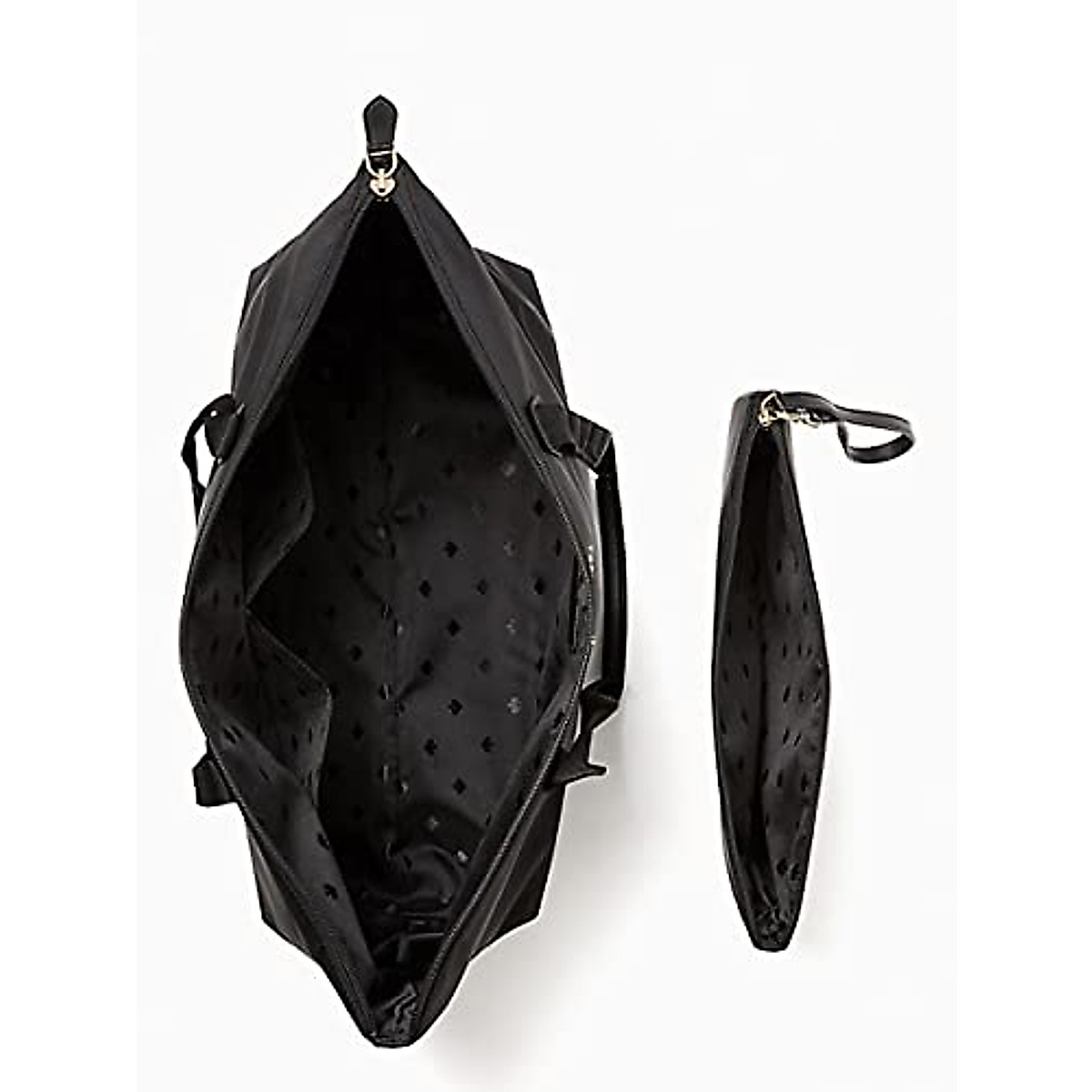 Kate Spade New York Mel Packable Nylon Tote, Black, WKR00625-001