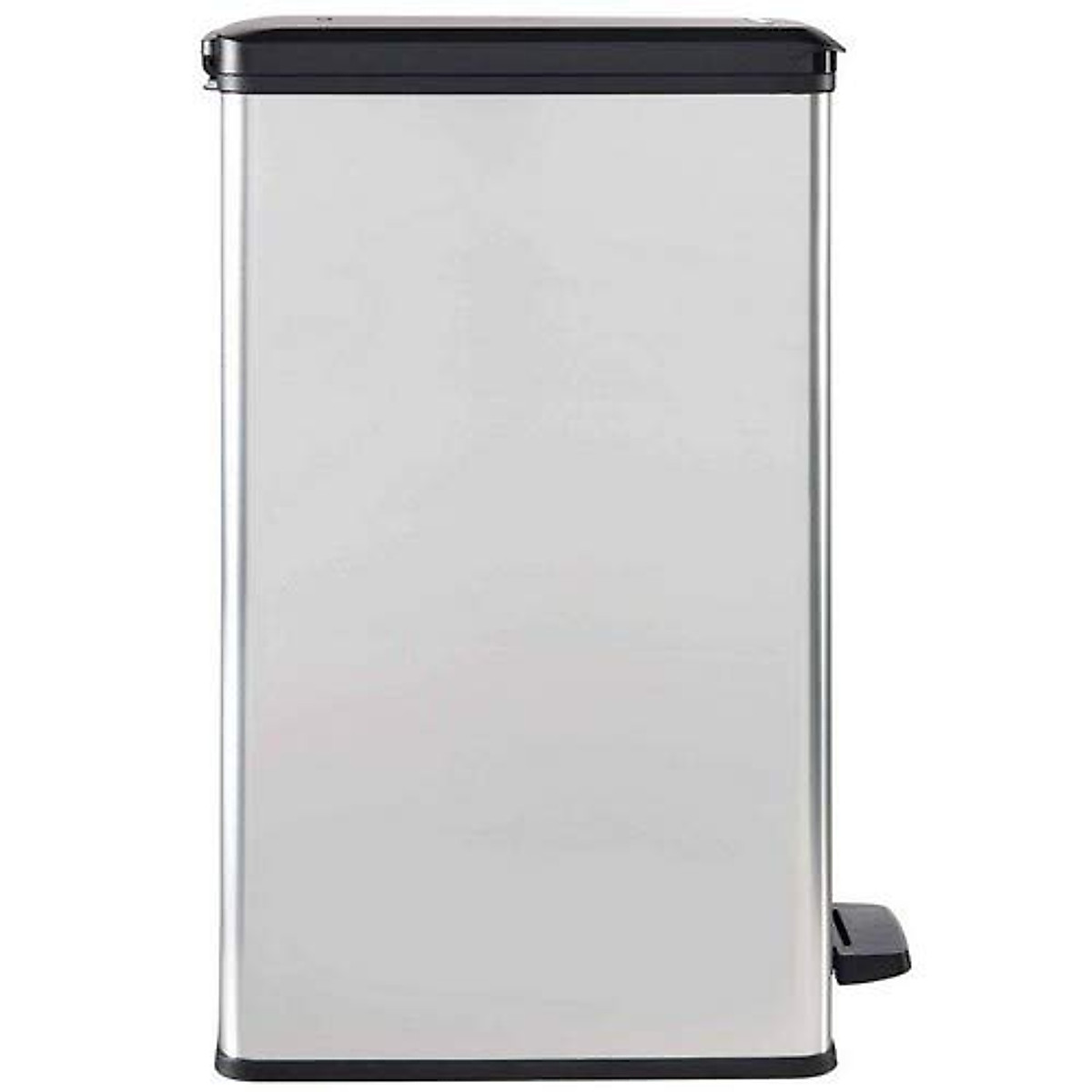 CURVER Deco Slim Rubbish bin, 40 l, Silver