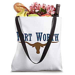 Fort Worth Gift - Fort Worth City Flag Tote Bag