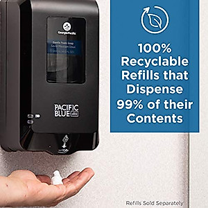 Pacific Blue Ultra Gentle Foam Hand Soap Refill (43716), Compatible Only With Pacific Blue Ultra Automated Touchless Dispenser, Dye and Fragrance Free, 40.5 FL OZ Per Refill, 3 Refills Per Case