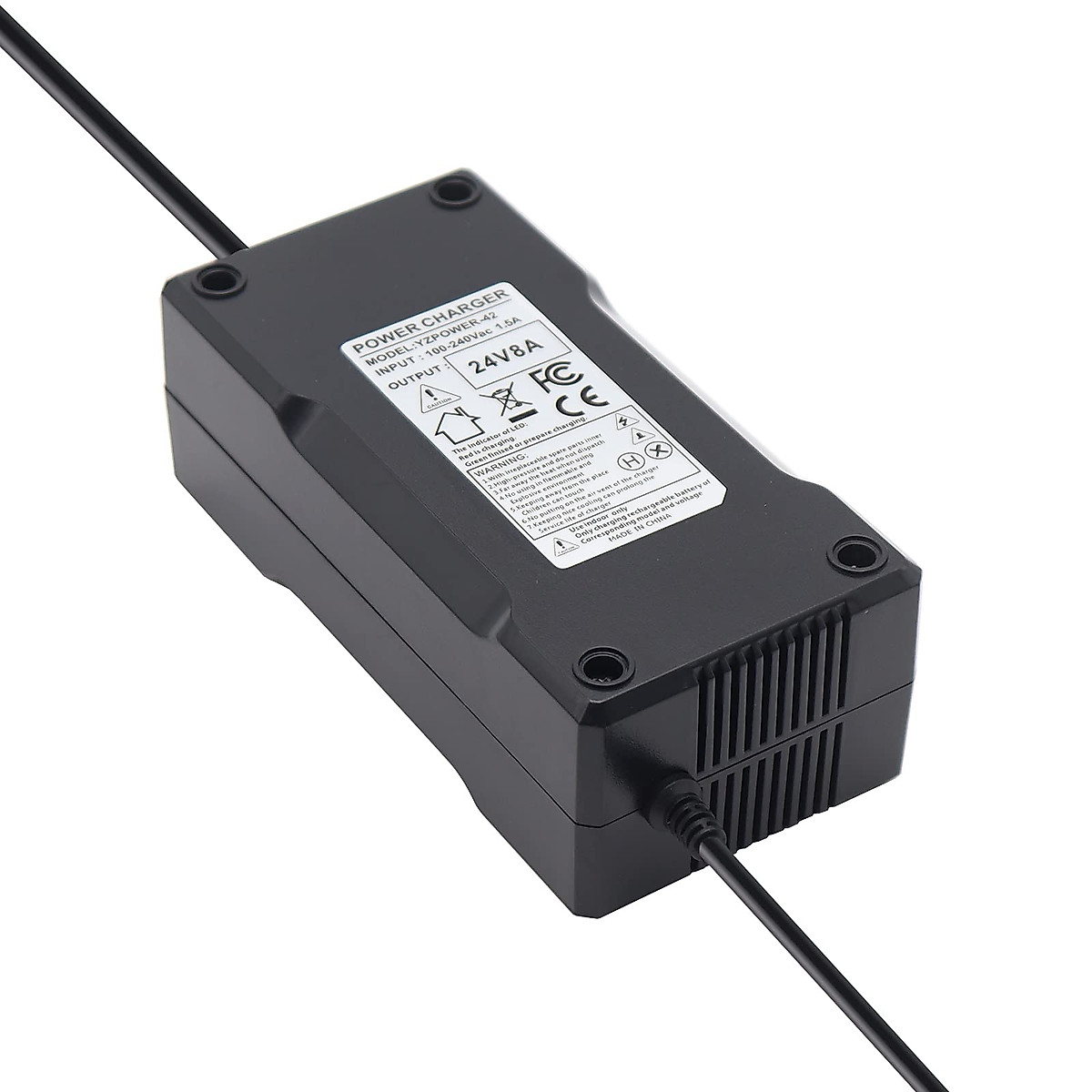 24 Volt 8 Amp Battery Charger 24V 7A 8A XLR Connector for Sealed AGM, Gel,24BC8000T-1,4C24080, BATC8, Dalton Medical, Heartway Brand Product, Sunrise Medical, CH5404