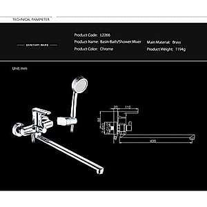 Bathtub Faucet Brass Chrome Wall Mounted Bathtub Shower Mixer Tap Hot And Cold Water Faucet Bath Bathtub Faucets