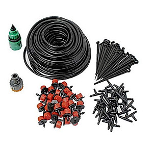 Koleso 25m 4/7mm Irrigator Dripper Hose Kits DIY Micro Drip Irrigation System 30 Drip Nozzles Garden Watering