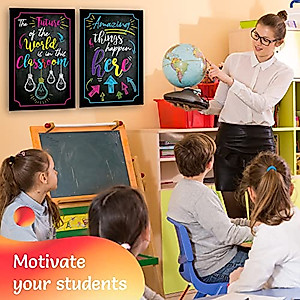 Classroom Posters, Positive Posters For Classroom, Inspirational Posters, Motivational Posters, Office Posters, Motivational Posters For Classroom, Inspirational Quotes Wall Art Set Of 10 Prints 11x17in