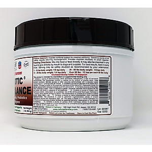 Dogzymes Probiotic Daily Balance - Supplies Nutritional Support and Live microorganisms for intestinal Well-Being as Well as enzymes for Proper Digestion. Liver and Egg Base. (1 Pound)