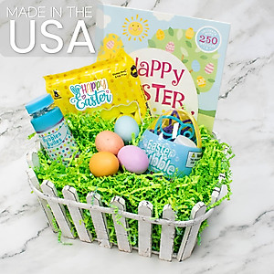 MagicWater Supply Crinkle Cut Paper Shred Filler (4 oz) for Gift Wrapping & Basket Filling - Lime Green