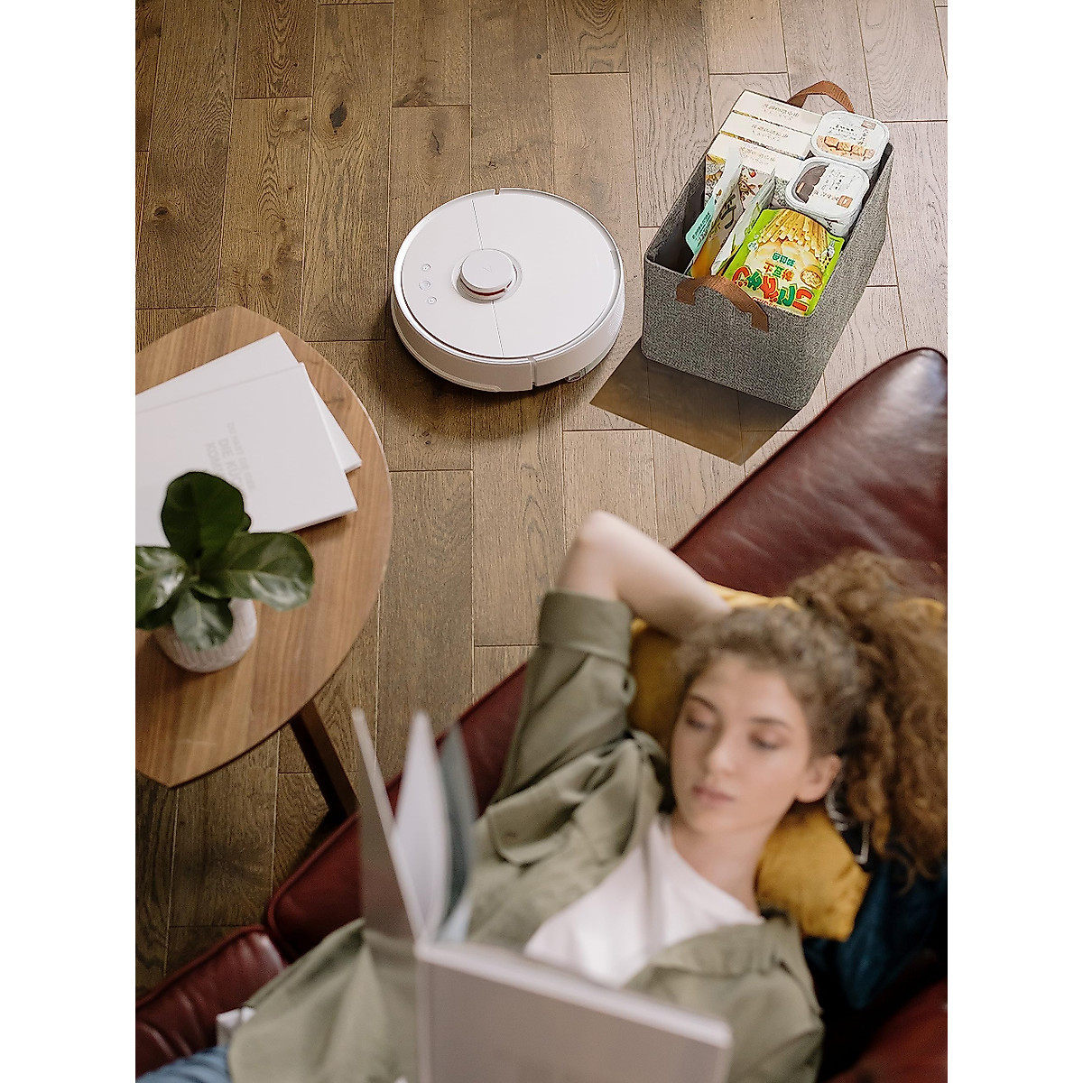 AARAINBOW 4 Pcs Closet Clothes Organizer Bins, Fabric Storage Box with Steel Frame Stackable Shelf Storage Baskets Large, Fabric Storage Baskets Foldable Closet Shelf Storage Containers, 23L (4 Gray)