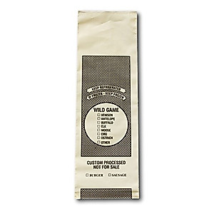 Wild Game Freezer Bags - 2 Lb. Size - Package of 100