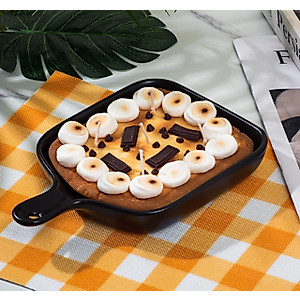 Mesiiloly Food-Shaped Candles - Skillet Cookie Candle with Chocolate & Marshmallows, 5-Wick Large Scented Candle for Home, Unique Birthday & Christmas Gifts for Women