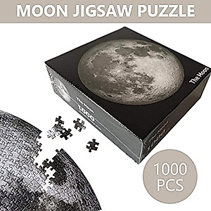 Round Jigsaw Puzzle Educational Game Moon Large 26 Inch 1000 Pieces