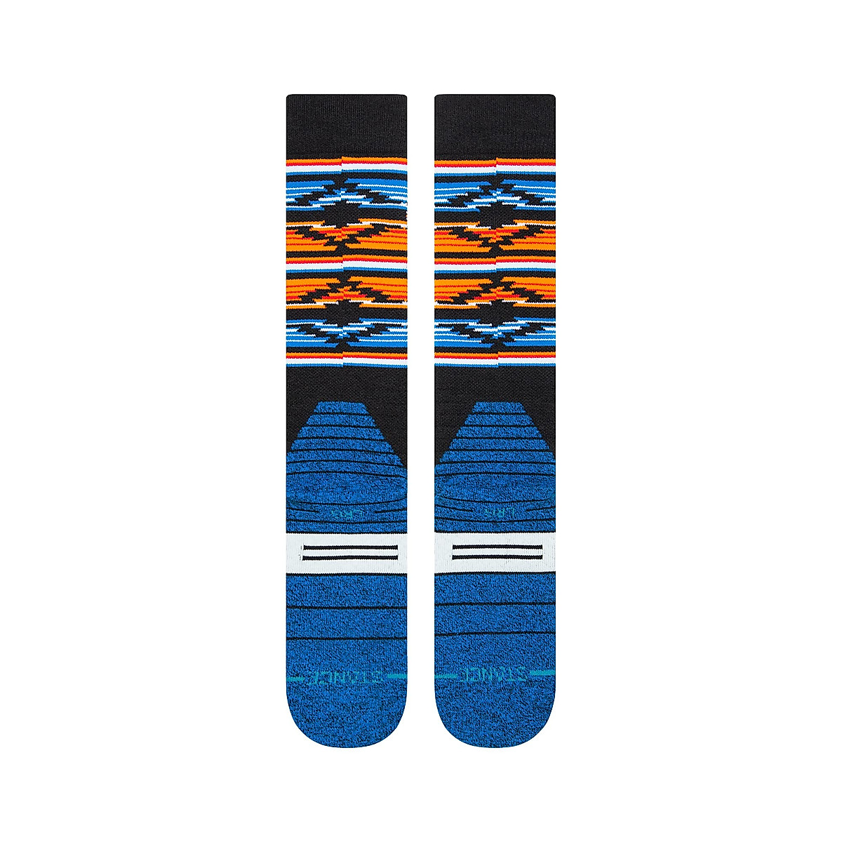 Stance Serape Dos Socks (Medium, Navy)