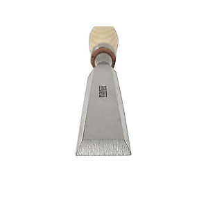 Narex Richter Extra Bevel Edge Chisel with Cryogenic Treated Cr-V Steel Hardened to HRc 62 Ergonomic Ash Handles Stainless Steel Ferrule (1/8 inch)