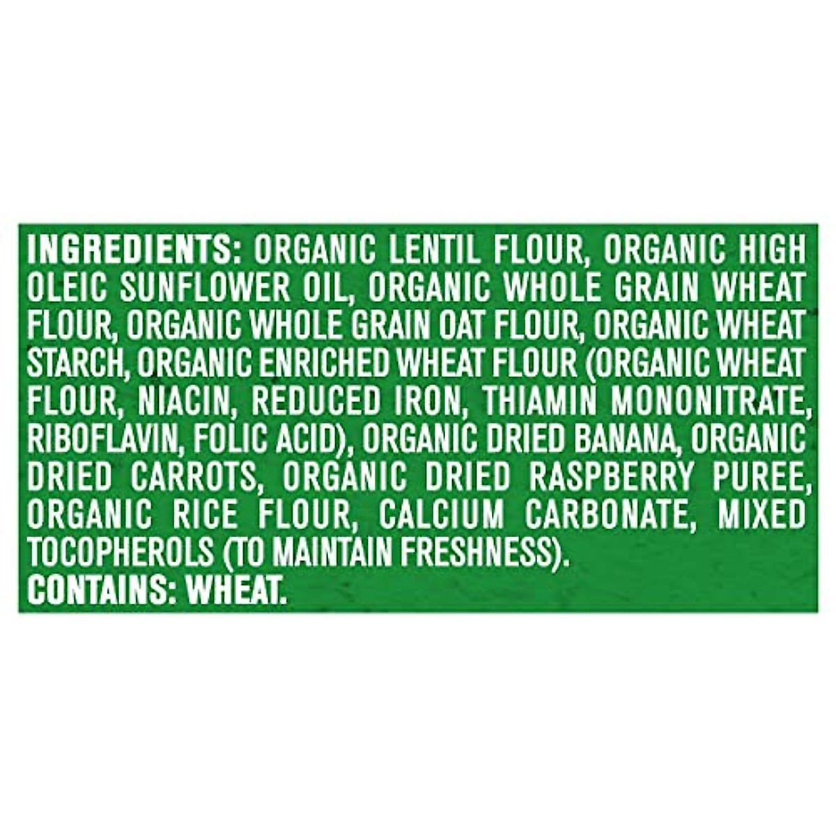 Gerber Organic Baby Food, Toddler, Plant-tastic, plantsYum Hearts, Lentil Banana Carrot Raspberry, 1.48 oz, Pack of 4