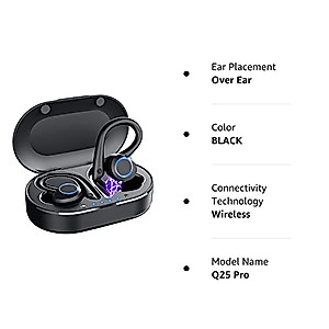EUQQ Wireless Earbuds Bluetooth 5.3 Headphones for Sports 50Hrs Playtime HiFi Stereo Earphones Noise Cancelling Bluetooth Wireless Ear Buds with Mic for Running audifonos Bluetooth inalambricos