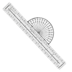 Premier Fixed Plotter for Pilots, Efficiently Plotting Tool for Pilots, Planning Flight Routes, Accurate Scale, Transparent