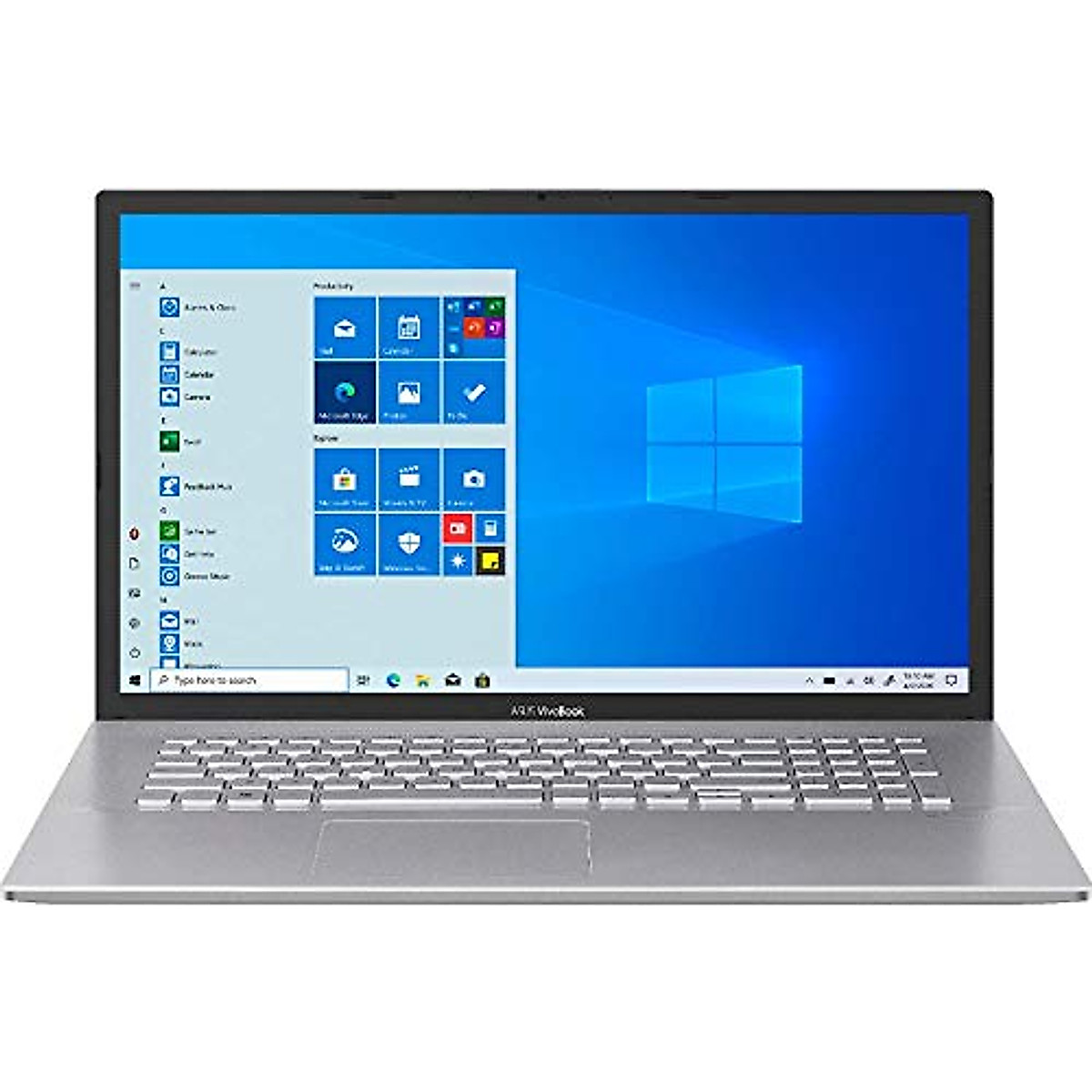 VivoBook 17 17.3" Laptop - AMD Ryzen 7 - 12GB Memory - AMD Radeon RX Vega 10 - 512GB SSD - Transparent Silver Model:X712DA-BR7N6SKU:6403423