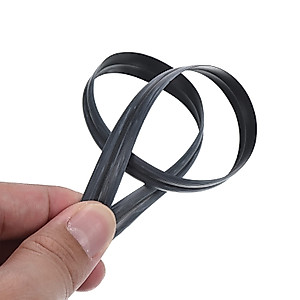 PATIKIL Wicker Repair Kit, 30m/98ft PE Rattan Replacement Repair DIY Set for Wicker Fixing Furniture Patio Furniture Repair, Gray White Stripe