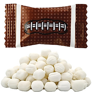 The Dreidel Company Sports Buttermints, Mint Candies, After Dinner Mints, Butter Mint Candy, Fat-Free, Kosher Certified, Individually Wrapped (Football, 55 Pieces)