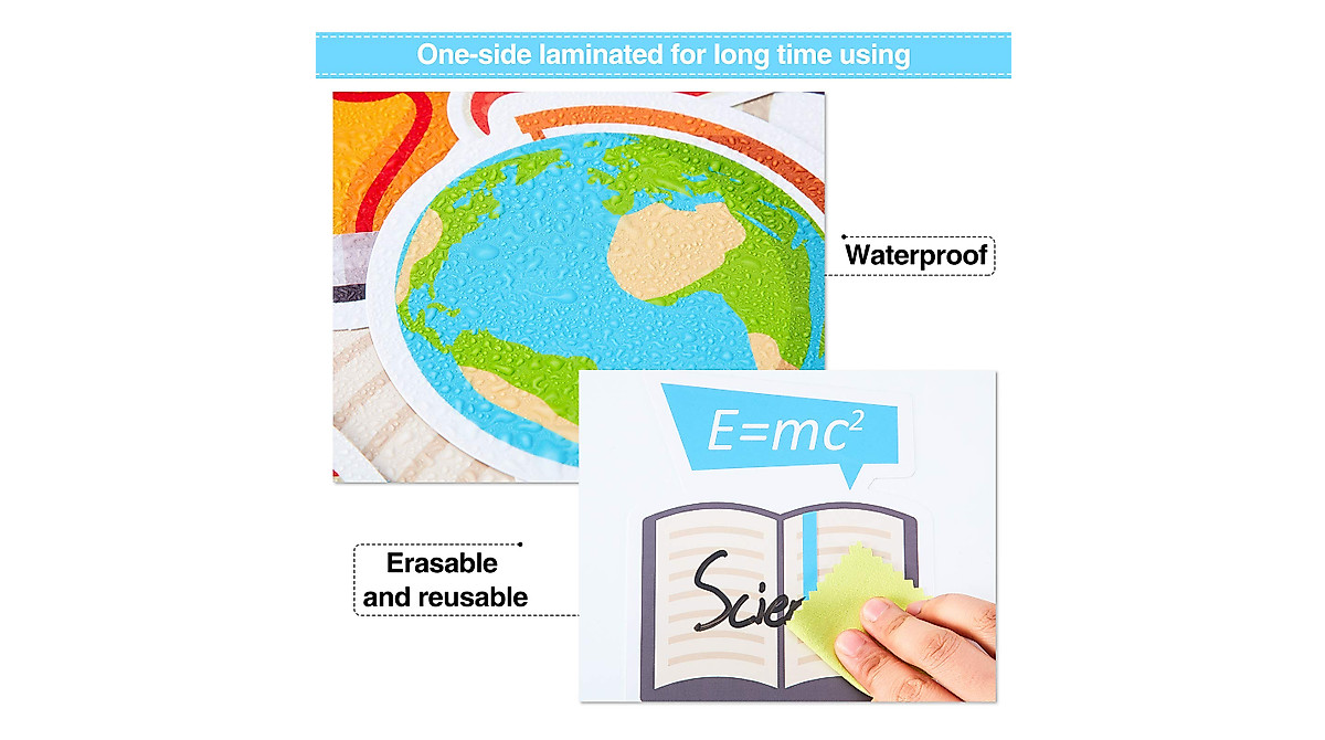 Science Lab Decor: 45 Vibrant Science Cutouts for Classroom & Parties
