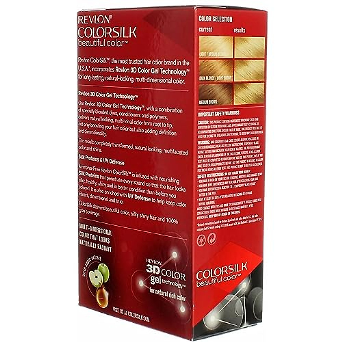 Revlon ColorSilk Hair Color [74] Medium Blonde 1 Each (Pack of 3)