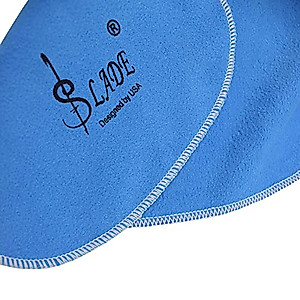 Lerodite Cleaning Cloth Swab for Inside Tube Suitable for Clarinet Piccolo Flute Sax Saxophone (Blue)