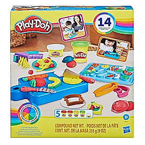 Play-Doh Little Chef Starter Set, 14 Play Kitchen Accessories, Kids Toys for 3 Year Olds and Up, Preschool Crafts