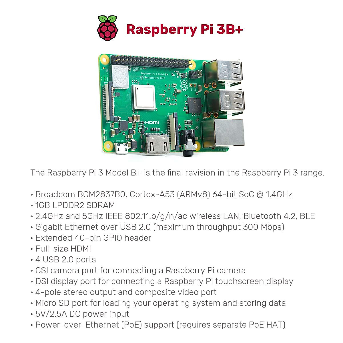 Atari Ultimate Arcade Fightstick USB Dual Joystick with Trackball 2 Player Game Controller Powered by Raspberry Pi 3B+ 1GB RAM 32GB Micro SD Card Preloaded Over 100 Classic Atari Games