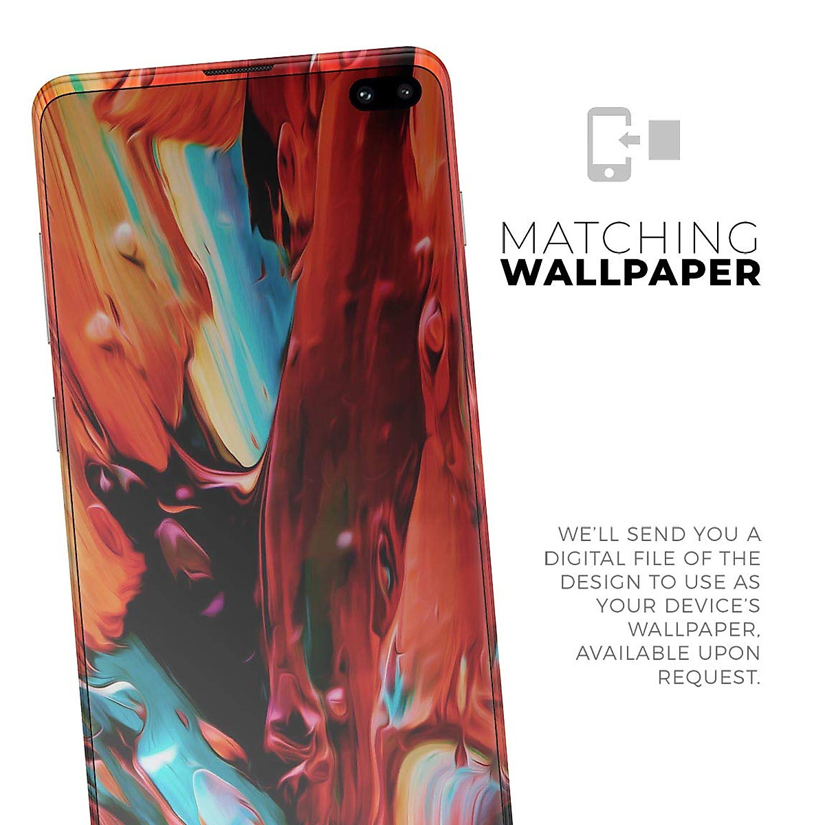 DesignSkinz Blurred Abstract Flow V1 Protective Vinyl Decal Wrap Skin Cover Compatible with The Samsung Galaxy S20 (Screen Trim & Back Glass Skin)