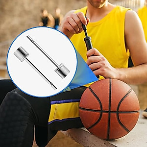 Motorenbau Air Pump Needle 35pcs, Ball Inflation for Basketball, Football, Soccer, Volleyball or Rugby Balls Replacement Pin Inflating with Storage Box Silver