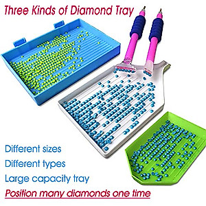 56ps- 5D Diamond Painting Accessories & Tools Kits for Kids or Adults to Make Diamond Painting Art