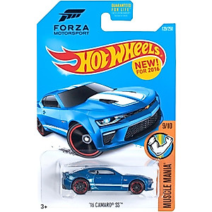Hot Wheels 2016 Muscle Mania Forza Motorsport '16 Camaro SS 129/250, Blue