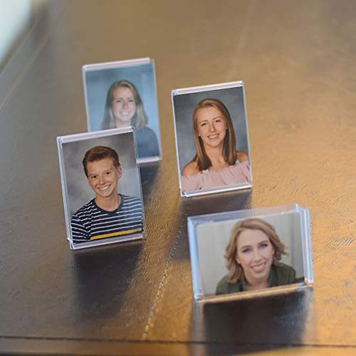 CollectorMount Photo Mount 1 Pack, Clear Picture Frame, Wall Mount or Shelf Stand, Vertical or Horizontal, 2.5” x 3.5”