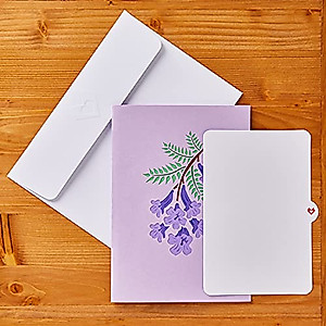 Lovepop Jacaranda Tree Pop Up Card, 5x7-3D Greeting Card, Mother's Day Card, Card for Wife or Mom, Anniversary Pop Up Card, Pop Up Birthday Card