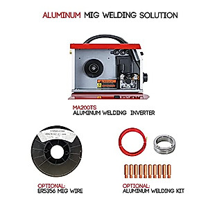 KICKINGHORSE MA200TS CSA/US Certified MIG/STICK/TIG Multiprocess 3-in-1 Aluminum 40K Hz IGBT Inverter Welder 220V. Full-Metal Heavy Duty Body - Ultimate Tool to Meet All Home Welding Needs