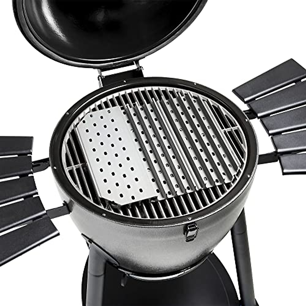 GrillGrate - 12" Panel Set - 2 Interlocking GrillGrates + Grilling Tool (13"L x 10.5"W) - Premium Replacement Grill Grate