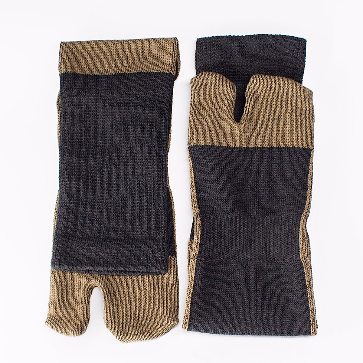 HONOW Tabi Socks, Split Toe Flip Flop Socks High Crew for Men and Women Cotton Pack of 4