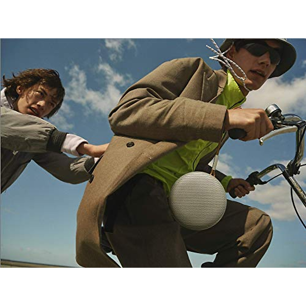 Bang & Olufsen Beosound A1 (2nd Generation) Wireless Portable Waterproof Bluetooth Speaker with Microphone, Grey Mist