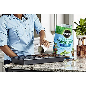 Miracle-Gro Seed Starting Potting Mix, 2-pack 8 qt., For Use in Containers