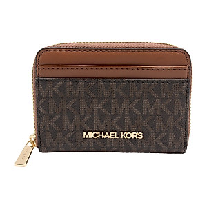 MICHAEL KORS(マイケルコース) Women's Card Case Wallet, Brown, Small