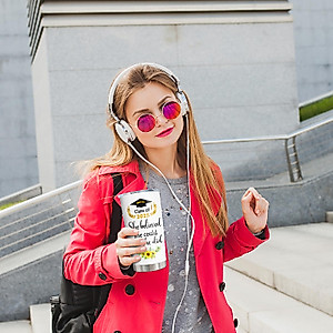 Pudmaple Graduation Gifts Tumbler 20oz, 2025 Graduation Gifts Mug, College/High School/Middle School Grad Gift for Graduates Women/Female 2025, Graduate Present Cup